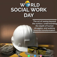 WORLD SOCIAL WORK DAY Template | PosterMyWall