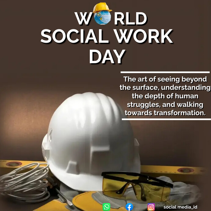 Modèle WORLD SOCIAL WORK DAY | PosterMyWall