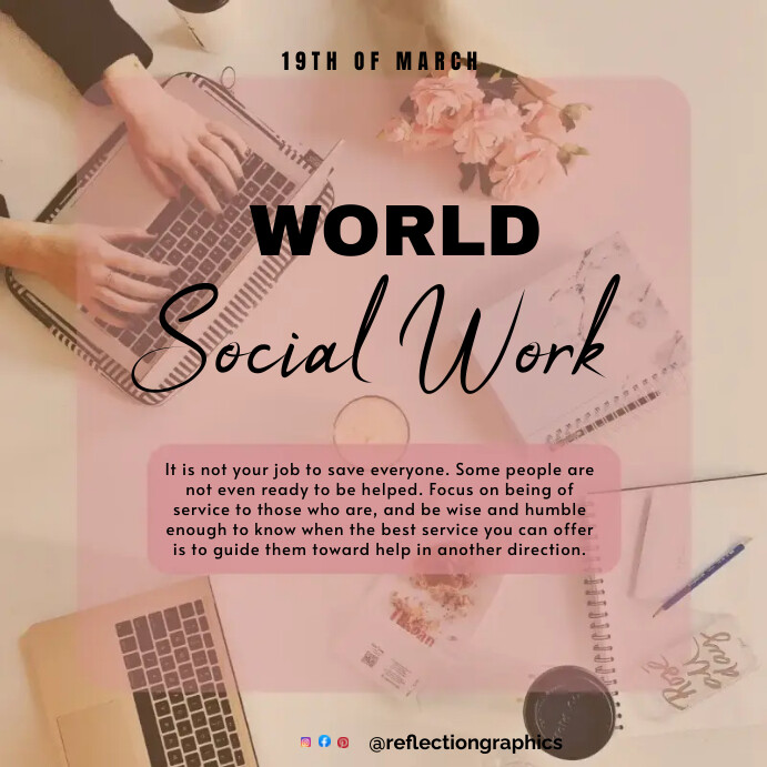 World Social Work Day Template | PosterMyWall