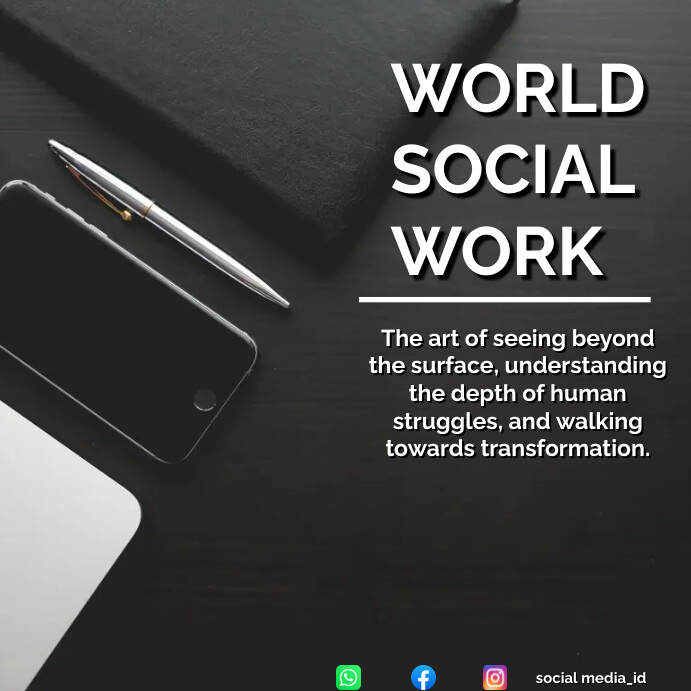 WORLD SOCIAL WORK Template | PosterMyWall