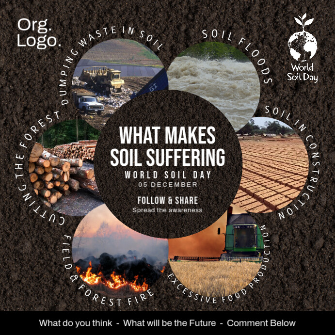 World Soil Day Awareness Post Template | PosterMyWall