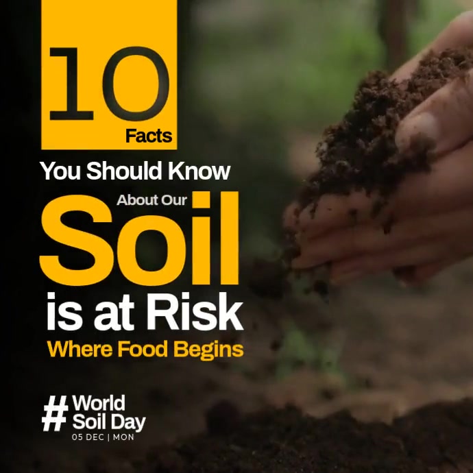 World Soil Day Facts Post Template | PosterMyWall