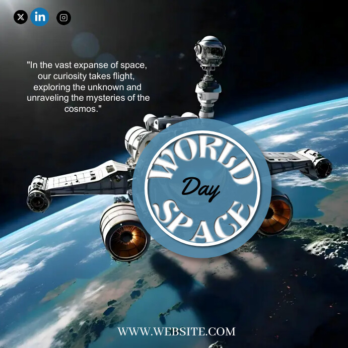 World space day Template | PosterMyWall