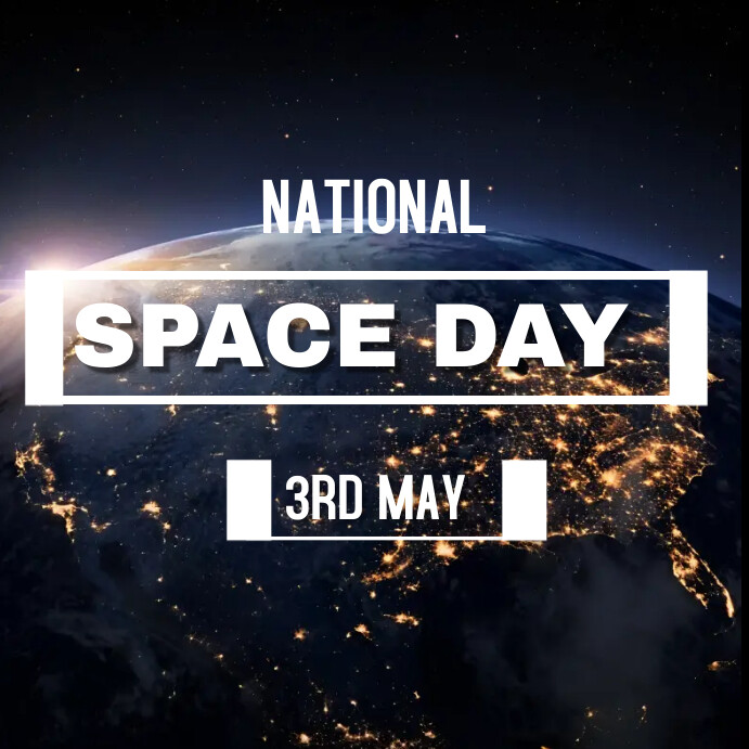 World Space day Instagram post Template | PosterMyWall