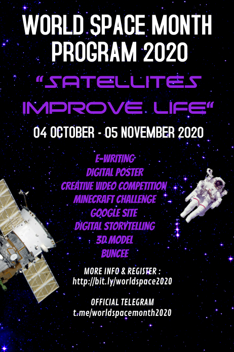 WORLD SPACE WEEK Template | PosterMyWall