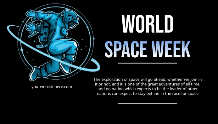 Copy of World Space Week | PosterMyWall