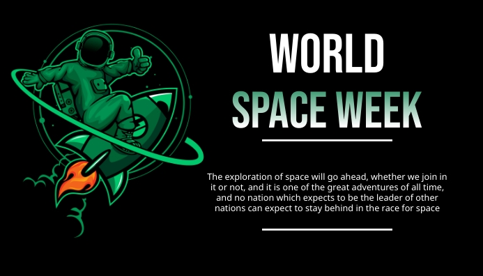 World Space Week Template | PosterMyWall