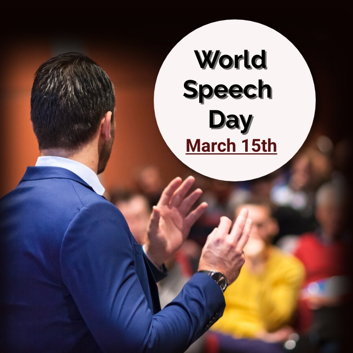 world speech day Template | PosterMyWall