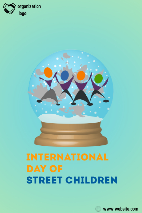 World street children day Template | PosterMyWall