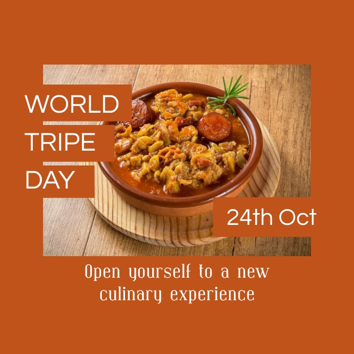 World Tripe Day Template | PosterMyWall