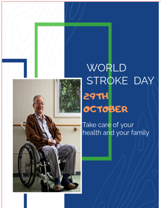 WORLD STROKE DAY FLYER Template | PosterMyWall