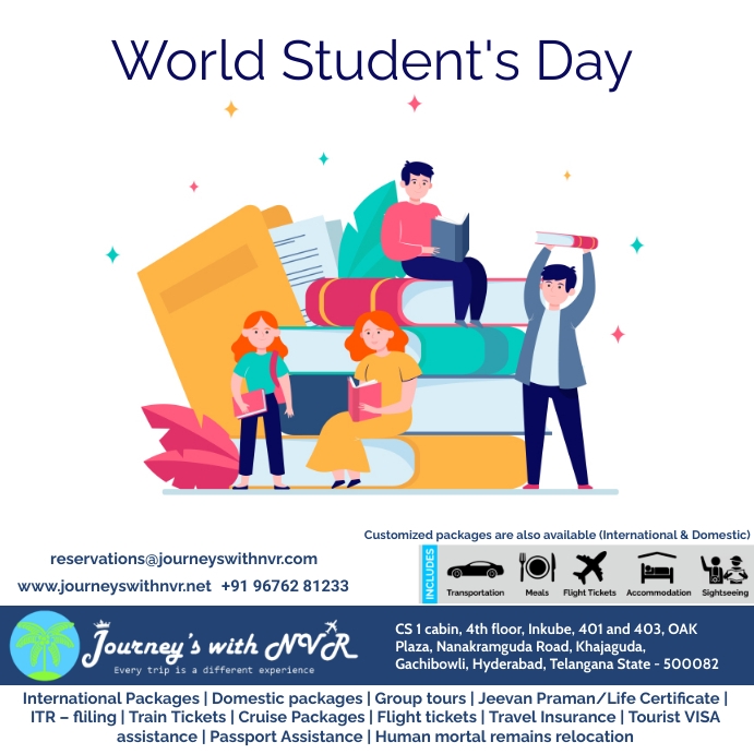 World Student's Day Template | PosterMyWall