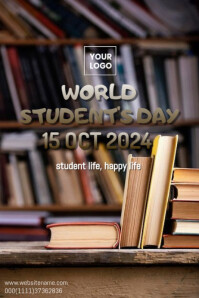 World Student's Day Poster Template | PosterMyWall