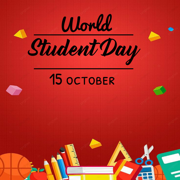 Plantilla de World student day instagram post | PosterMyWall