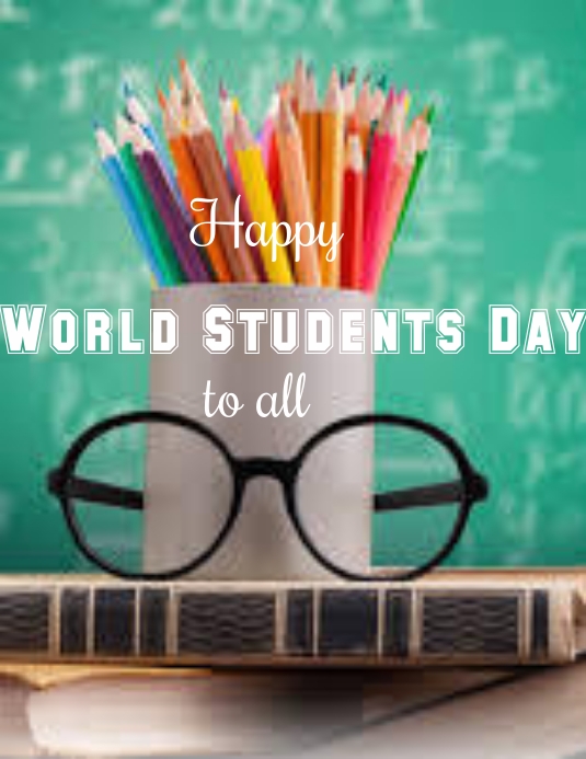 world students day flyer post Template | PosterMyWall