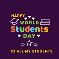 world students day Template | PosterMyWall