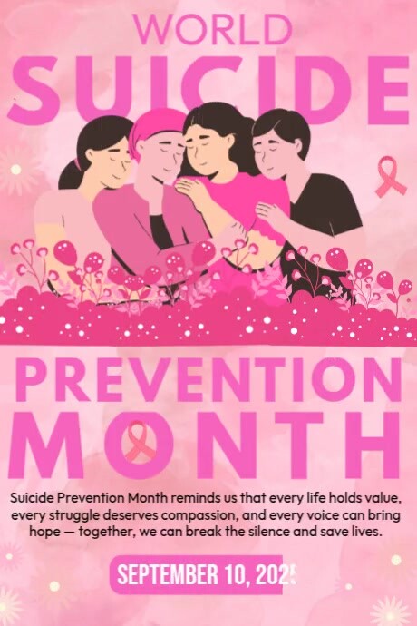 World Suicide Prevention Month Template | PosterMyWall