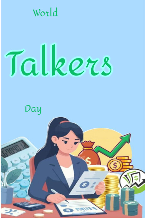 Plantilla de World talkers day | PosterMyWall