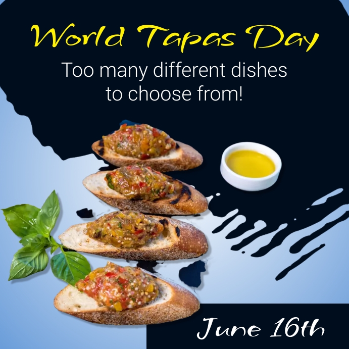 Copy of World Tapas Day | PosterMyWall