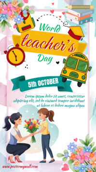 World Teacher's Day Template | PosterMyWall