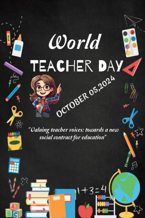 Copy of World Teacher Day 2024 | PosterMyWall