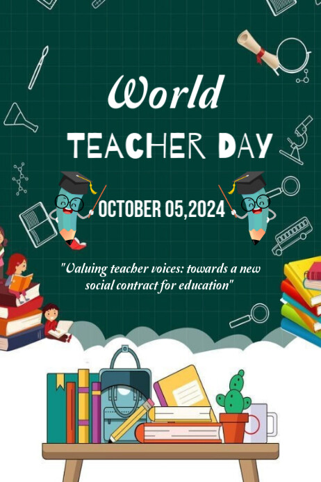 Copy of World Teacher Day 2024 | PosterMyWall
