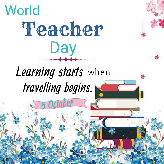 World Teacher Day Instagram post Template | PosterMyWall