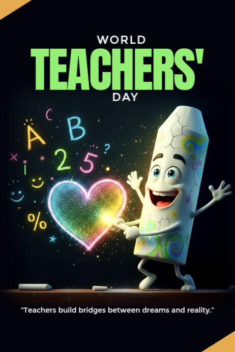 Plantilla de World teachers' day | PosterMyWall