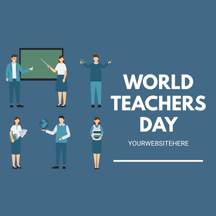 World Teachers Day Template | PosterMyWall