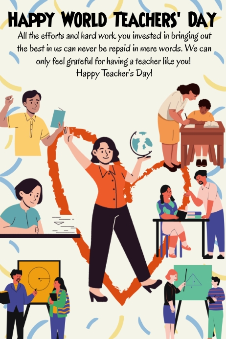 World teachers day Template | PosterMyWall