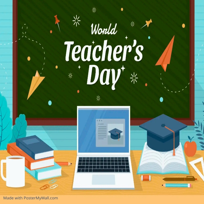 Copy of World teachers day poster design | PosterMyWall