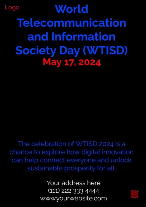 World Telecommunication (WTISD) Template | PosterMyWall