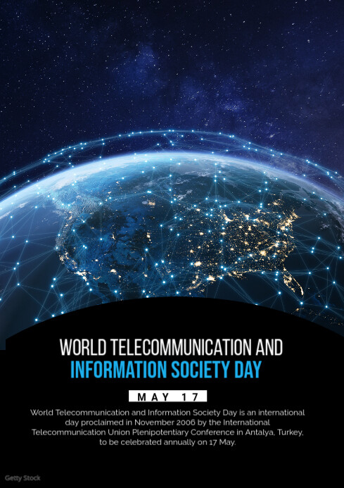 World Telecommunication and Information day Template | PosterMyWall