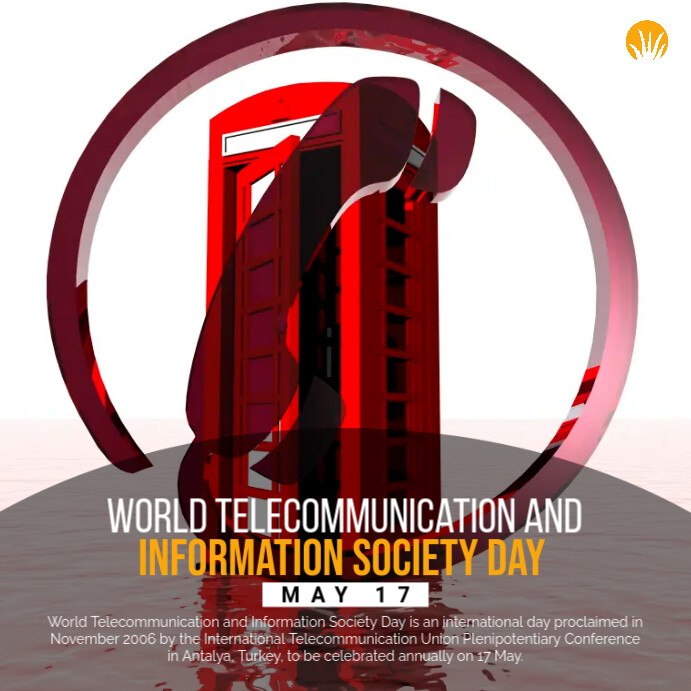 World Telecommunication and Information day Template | PosterMyWall