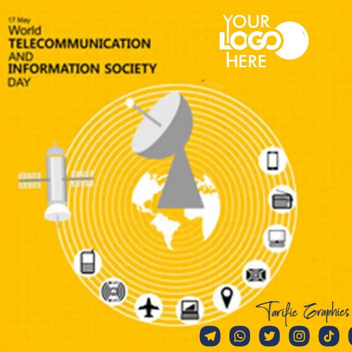 world telecommunication and information Template | PosterMyWall