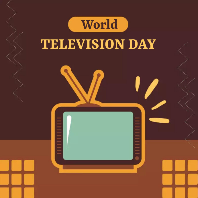 World Television Day Instagram Post Template | PosterMyWall