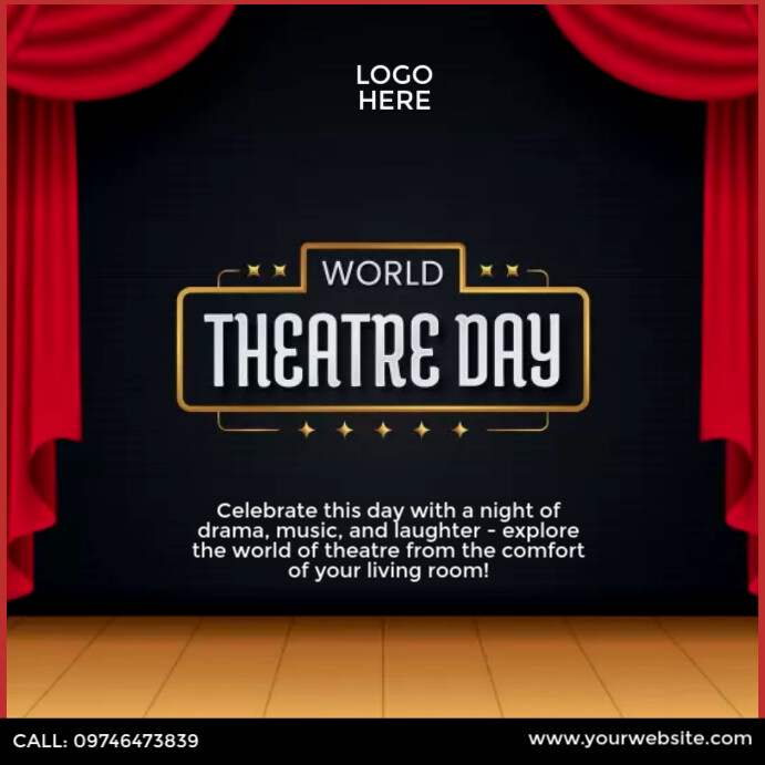 Theatre Stage Design Template