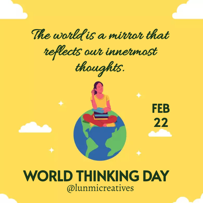 World thinking day Template | PosterMyWall