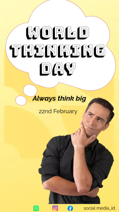 WORLD THINKING DAY Template | PosterMyWall