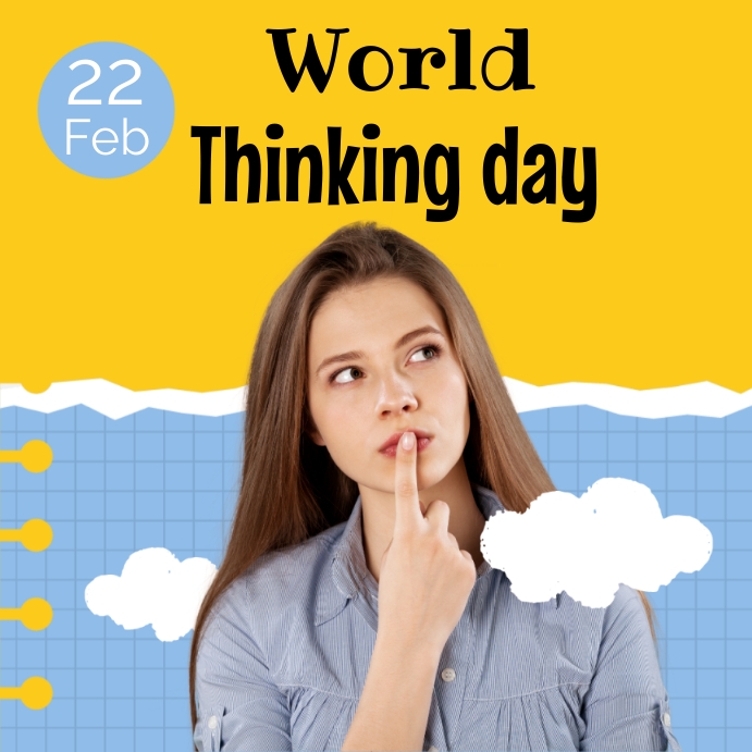 World Thinking day Instagram post Template | PosterMyWall