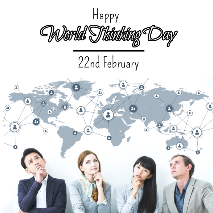 world thinking day instagram template | PosterMyWall