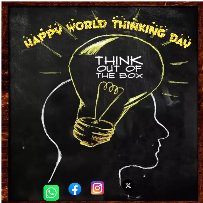 Copy of World thinking day template | PosterMyWall