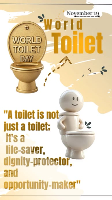 Plantilla de World Toilet Day Instagram Reel | PosterMyWall