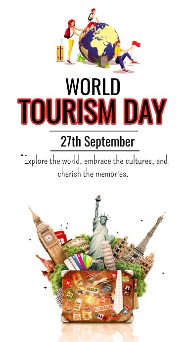 World tourism day,tourism day celebration Template | PosterMyWall