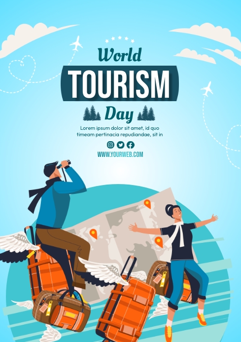 World Tourism Day Design Template | PosterMyWall