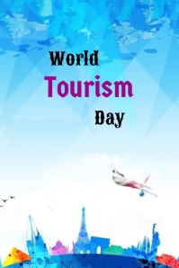 world tourism day poster Template | PosterMyWall