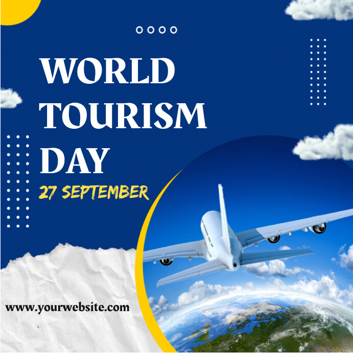 World tourism day poster Template | PosterMyWall
