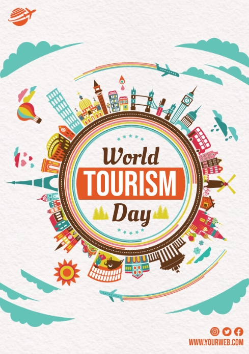 World Tourism Day Poster Template | PosterMyWall
