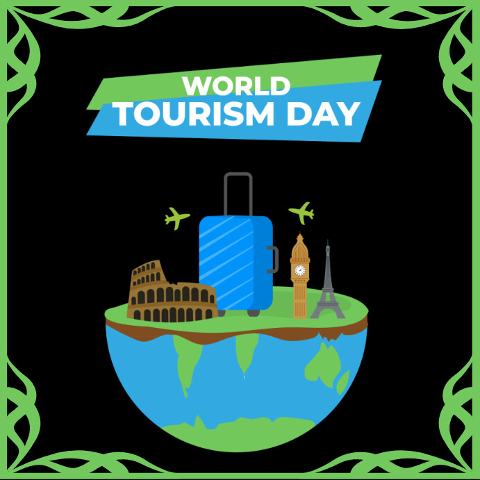 World Tourism Day Poster Template | PosterMyWall