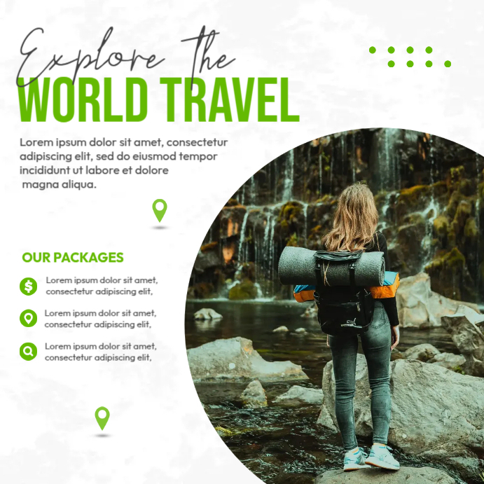 World Travel Ads Template | PosterMyWall